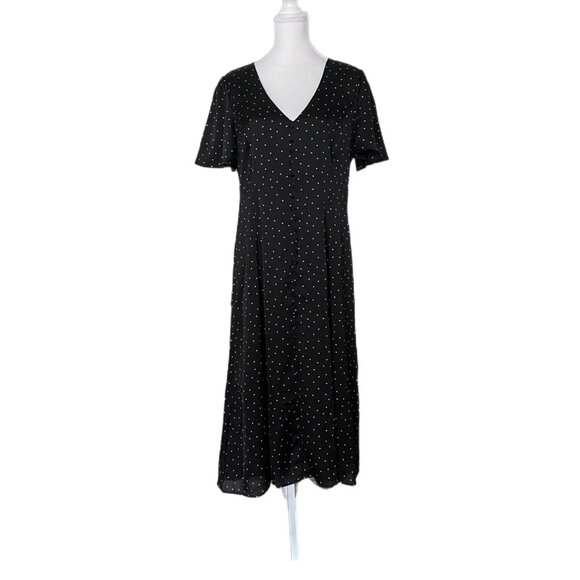 Prospect | Dresses | Prospect The Label Womens Blackwhite Polka Dot Mid ...